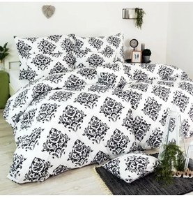 Povlečení Atény černé EMI, Standardní set jednolůžko obsahuje 1x 140x200 + 1x 70x90