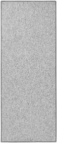 BT Carpet, Koberec běhoun Wolly 102840, 80x200, šedá, ložnice