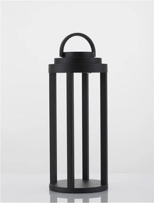 NV 9492700 Venkovní stolní lampa MOCHA antracitový hliník a čiré sklo LED 2W 3000K 5V DC 96st. IP54 - NOVA LUCE