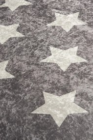 Dětský koberec Stars 140x190 cm šedý
