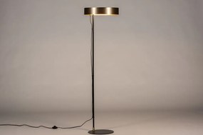 Stojací designová lampa La Viante Black and Gold LX