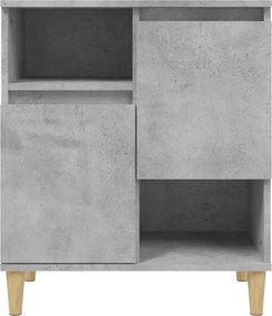 Příborníky 3 ks betonově šedé 60 x 35 x 70 cm kompozitní dřevo 3185739
