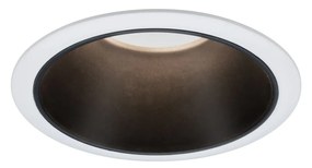 Paulmann 93402 LED Cole, set bodovek v bílo-černé úpravě, 3x6,5W LED 2700K tříkrokové stmívání, prům. 8,8cm, IP44