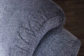Designové trojkřeslo Movie tmavě šedé