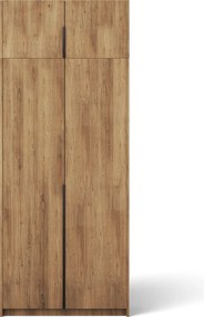 ADRK Furniture Bregma II s nástavcem Skříň s otočnými dveřmi ADRK-W-BREG-100-AB