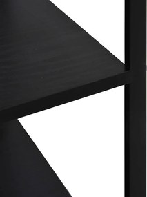Skříňka na mikrovlnku černá 60x39,6x79,5 cm kompozitní dřevo 288234
