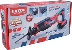 Pila ocaska aku SHARE20V, 20V Li-ion, 2000mAh EXTOL PREMIUM