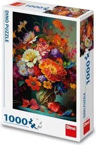 DINO Květiny ve váze / 1000 dílků / od 15 let