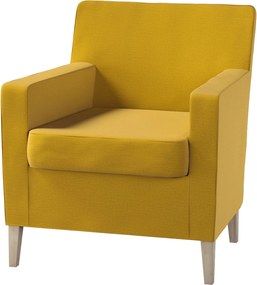 Potah na křeslo IKEA Karlstad barva žlutá látka sametová