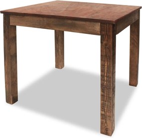 PerfektníDomov Jídelní stůl Fifield - masivní dřevo | 82x80x76 cm