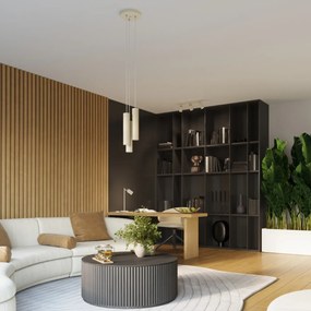Sollux Lighting Nástěnné svítidlo KARBON 30 béžové