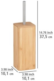 WENKO 24748100 - WC štětka BAMBUSA 10x37,5 cm hnědá
