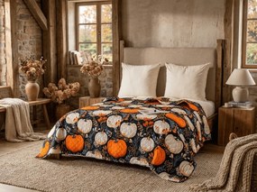 Přehoz na postel MAGIC PUMPKIN, barevný Rozměr: 170 x 210 cm