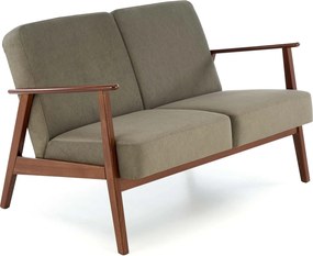 Dvoumístná pohovka MILANO z masivu 120 cm olivová/ořechová