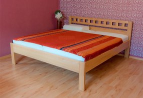 Postel Postelia RHODOS Buk 180x200 - dřevěná postel z masivu o šíři 4 cm