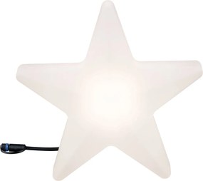 P 5021 Plug & Shine set LED světelný objekt hvězda vč. 2m-kabel a trafo IP67 3000K 2,8W bílá - PAULMANN