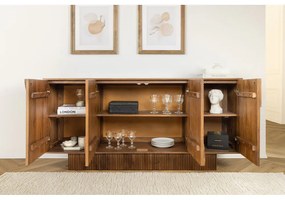 Massive home | Komoda Art Deco 170cm masiv hnědé mango