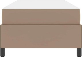 Rám postele s matrací Cappuccino 100 x 200 cm textil 3398988