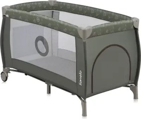 LIONELO Postýlka cestovní Sven Plus Beige Olive / od 0 do 3 let / do 1