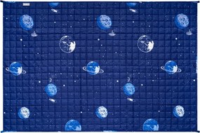 Zátěžová deka Rebel RBY-2000-4 4 kg (100x150 cm) vesmír