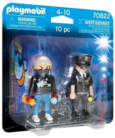 Playmobil Playmobil 70822 Duopack Policista a sprejer