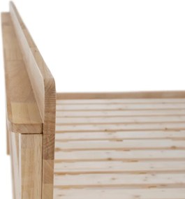 Manželská postel 180x200, masivní dřevo, přírodní, NOEMI Kondela 0000397515