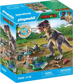 Set figurek a příslušenství playmobil 71524 hledání stop t-rexe