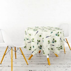Ervi Gobelínový ubrus na stůl kulatý - Přírodní elegance