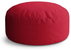 Sablio Taburet Circle Červená cherry: 40x50 cm