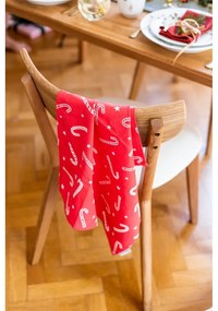 Bavlněné utěrky s vánočním motivem v sadě 4 ks 50x70 cm Candy Cane – Catherine Lansfield
