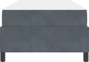 Rám postele Tmavě šedá 90 x 200 cm textil 3399037