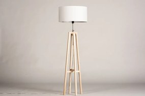 Stojací designová lampa Paola Bianco Maison and Natur Wood