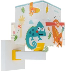 Dalber 63319 - Dětské nástěnné svítidlo HAPPY JUNGLE 1xE27/15W/230V