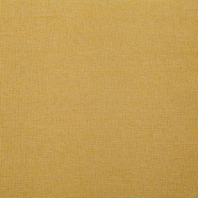 Lavice s úložným prostorem 116 cm žlutá polyester 281324