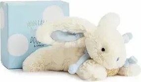 Doudou Dárková sada - Plyšový králíček modrý 20 cm / od 0 let