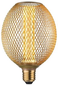 Paulmann LED MetallicGlow Globe Spirála E27 mosazná