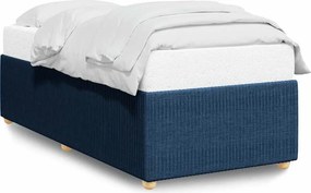 Rám postele bez matrací modrá 100x200 cm textil 3284920