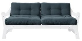 sofa STEP by Karup - 75*158 cm white (bílá) + futon petrol blue 757