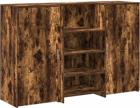 Recepční stůl kouřový dub 155x50x103,5 cm kompozitní dřevo 3324200