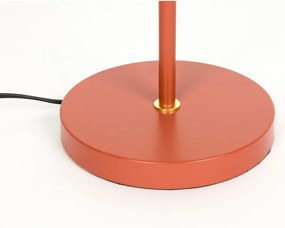 Červená kovová stolní lampa (výška 45,5 cm) Aero – White Label