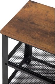 Černý ocelový botník 80x45x30 cm Arne – Bonami Essentials