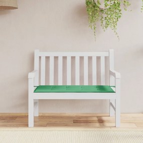 Poduška na zahradní lavici zelená 120x50x3 cm oxfordská látka