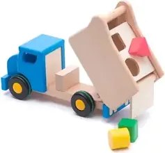 Bajo Vkládací sklápěcí auto modrá