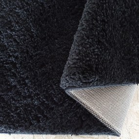 DY Černý protiskluzový huňatý koberec Camel Rozměr: 60x100 cm