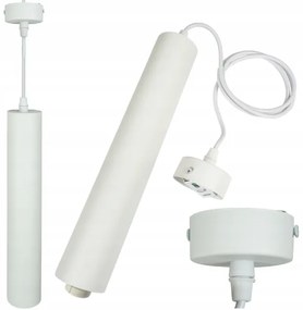 ECOLIGHT GU10 bílá LED trubicová závěsná lampa