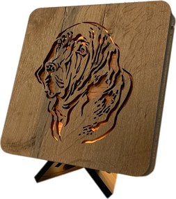 Li-Go "Baset" lampa 19x19 cm provedení povrchu: dub světlý
