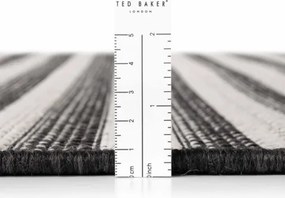 Koberec Ted Baker Haringey Woodfield černý / bílý ovál