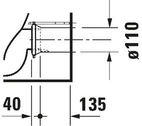 Duravit 21150900002 - Stojící WC D-CODE keramika/lesklá bílá