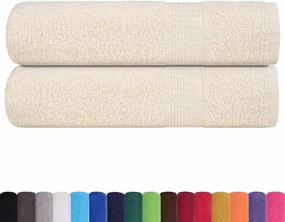Ručníky do sprchy FROGN 2 ks krémové 70 x 140 cm 360 g/m² 137001