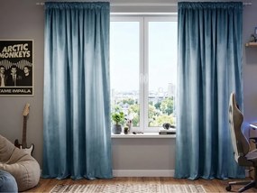 Závěs do dětského pokoje VELVET Zvolte barvu: Šedá, Zvolte rozměr: 140 x 160 cm (šířka x výška)
